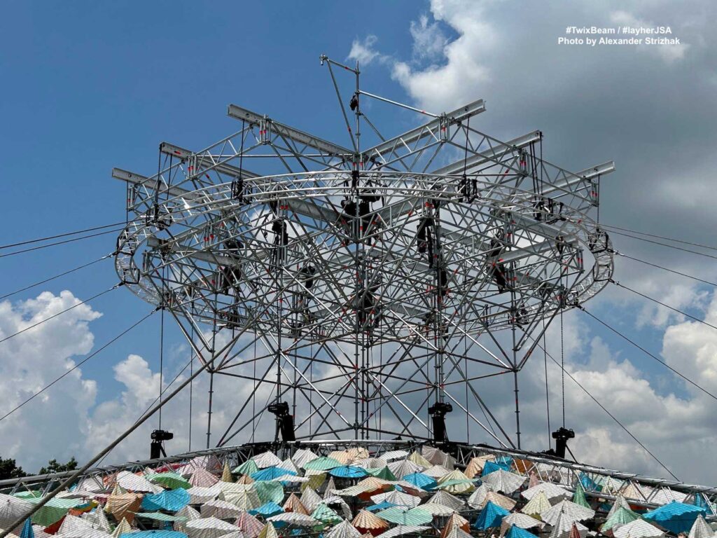 JSA AND INNOVATION. TWIXBEAM FROM LAYHER – GREAT ELEMENT FOR RIGGING – JSA STAGE COMPANY