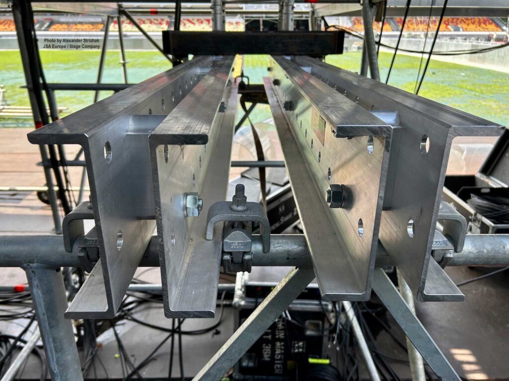 INNOVATIVE LAYHER TWIXBEAMS FOR THE CONCERT IN RIGA – JSA STAGE. Since 1996