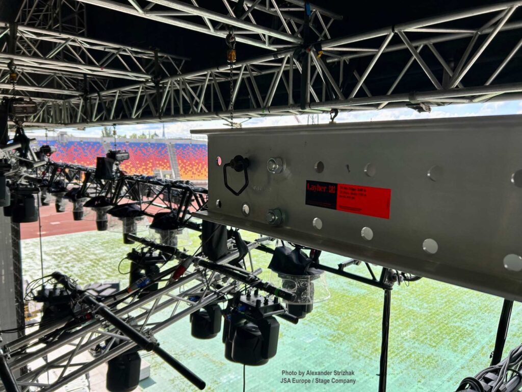INNOVATIVE LAYHER TWIXBEAMS FOR THE CONCERT IN RIGA – JSA STAGE. Since 1996