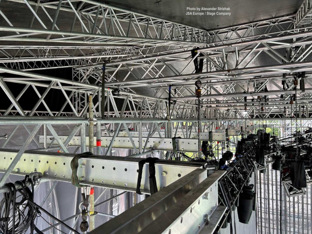 INNOVATIVE LAYHER TWIXBEAMS FOR THE CONCERT IN RIGA – JSA STAGE COMPANY